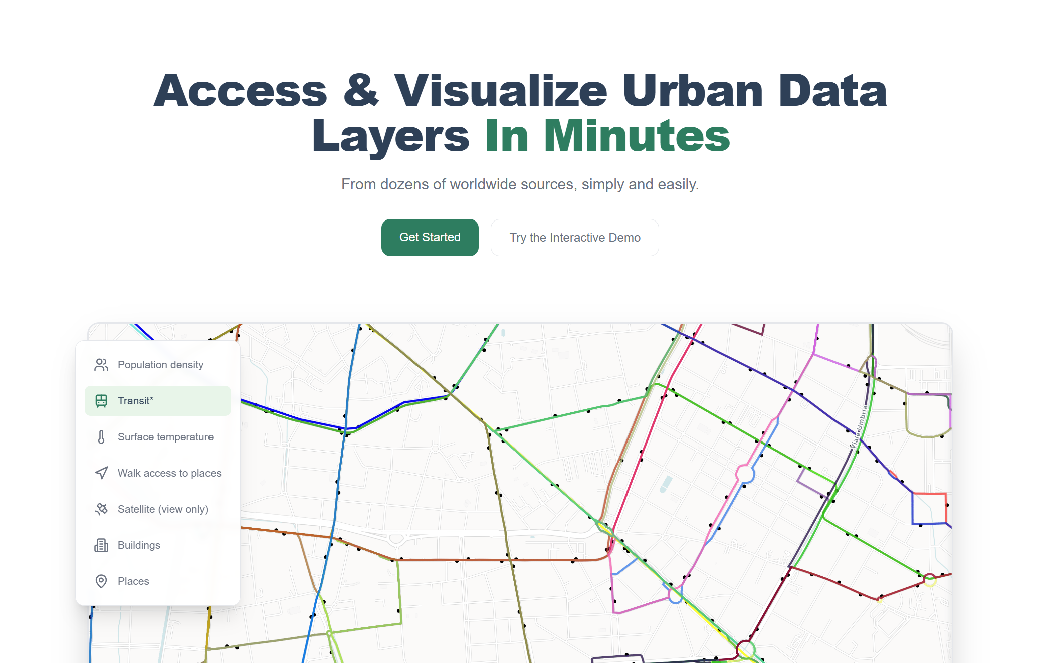 Maporra | Urban Data Layers in Minutes